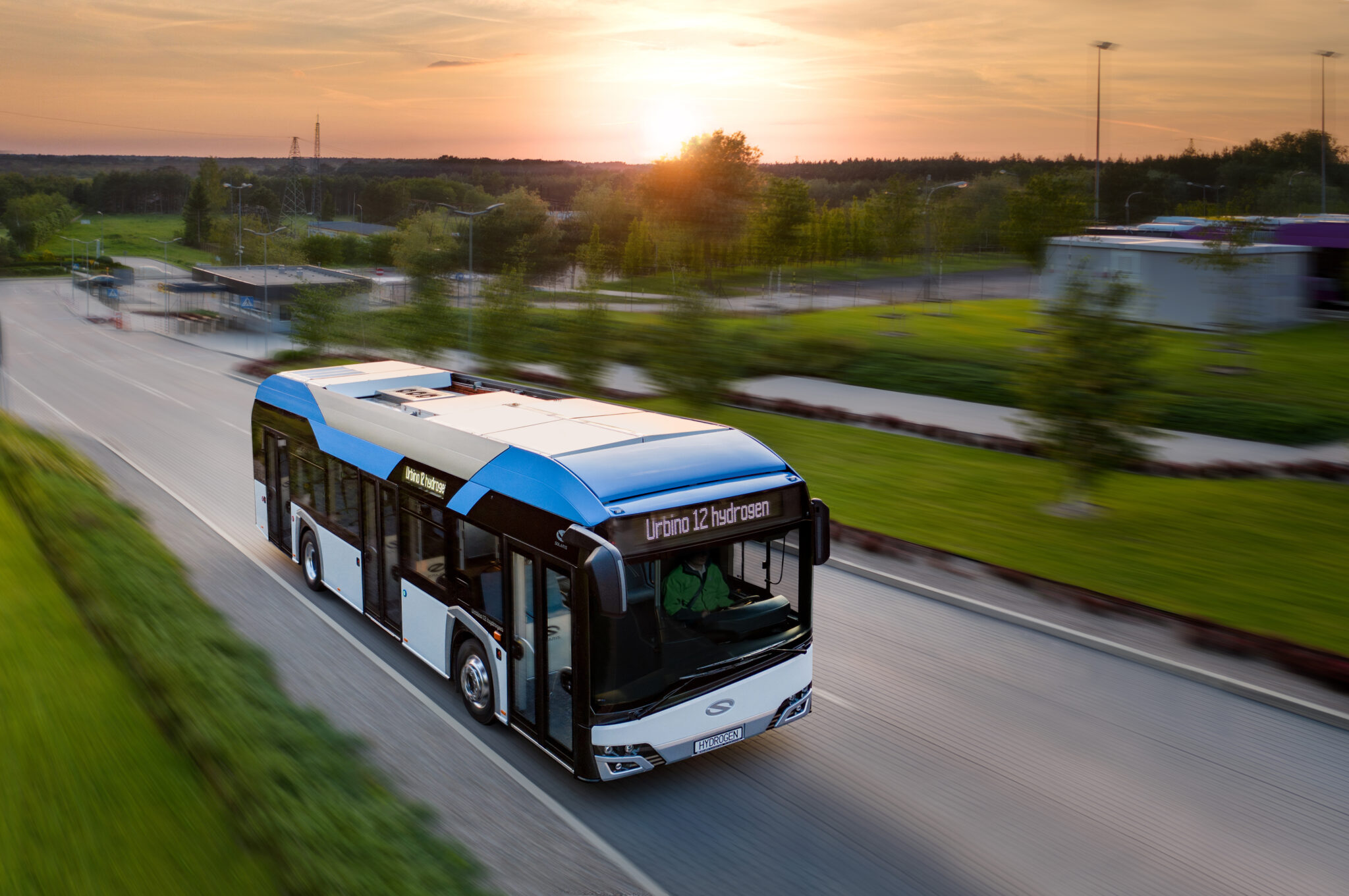 Hydrogen buses - zero-emission city transport - eCity powered by Solaris