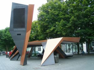 Modern bus stops in sustainable cities - eCity powered by Solaris