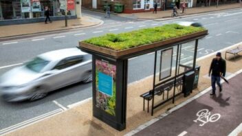 Modern bus stops in sustainable cities - eCity powered by Solaris