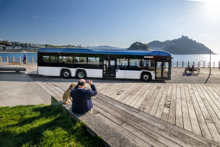 Modern bus stops in sustainable cities - eCity powered by Solaris